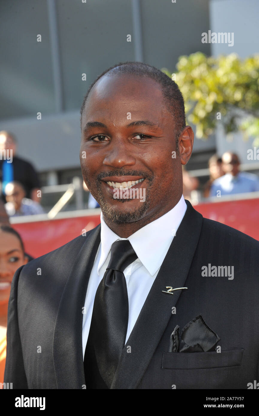 LOS ANGELES, CA - JULY 16, 2014: Boxer Lennox Lewis at the 2014 ESPY ...