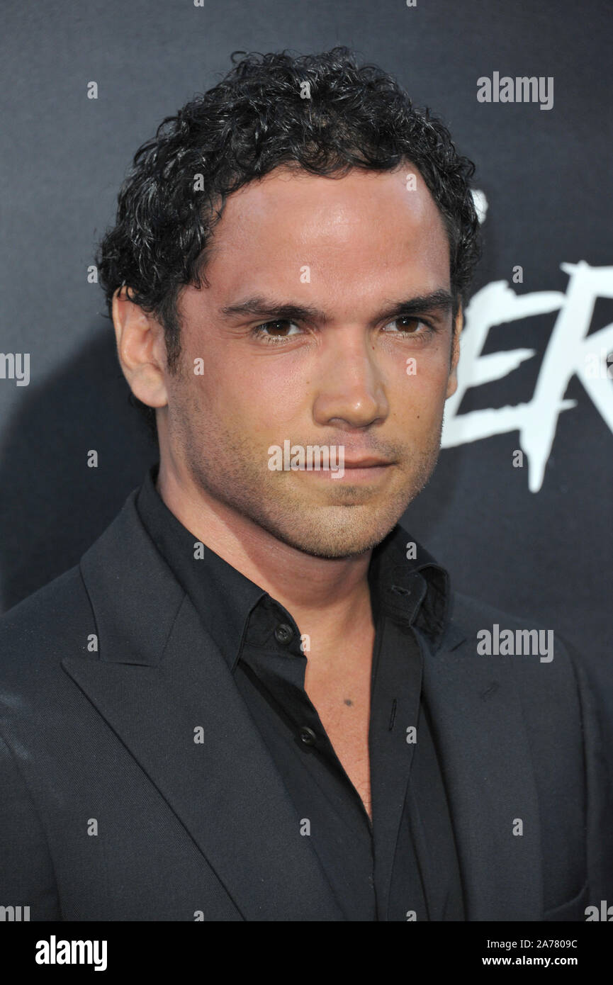 LOS ANGELES, CA - JULY 23, 2014: Reece Ritchie at the premiere of his ...