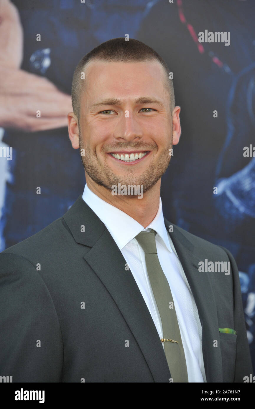 LOS ANGELES, CA - AUGUST 11, 2014: Glen Powell at the Los Angeles ...