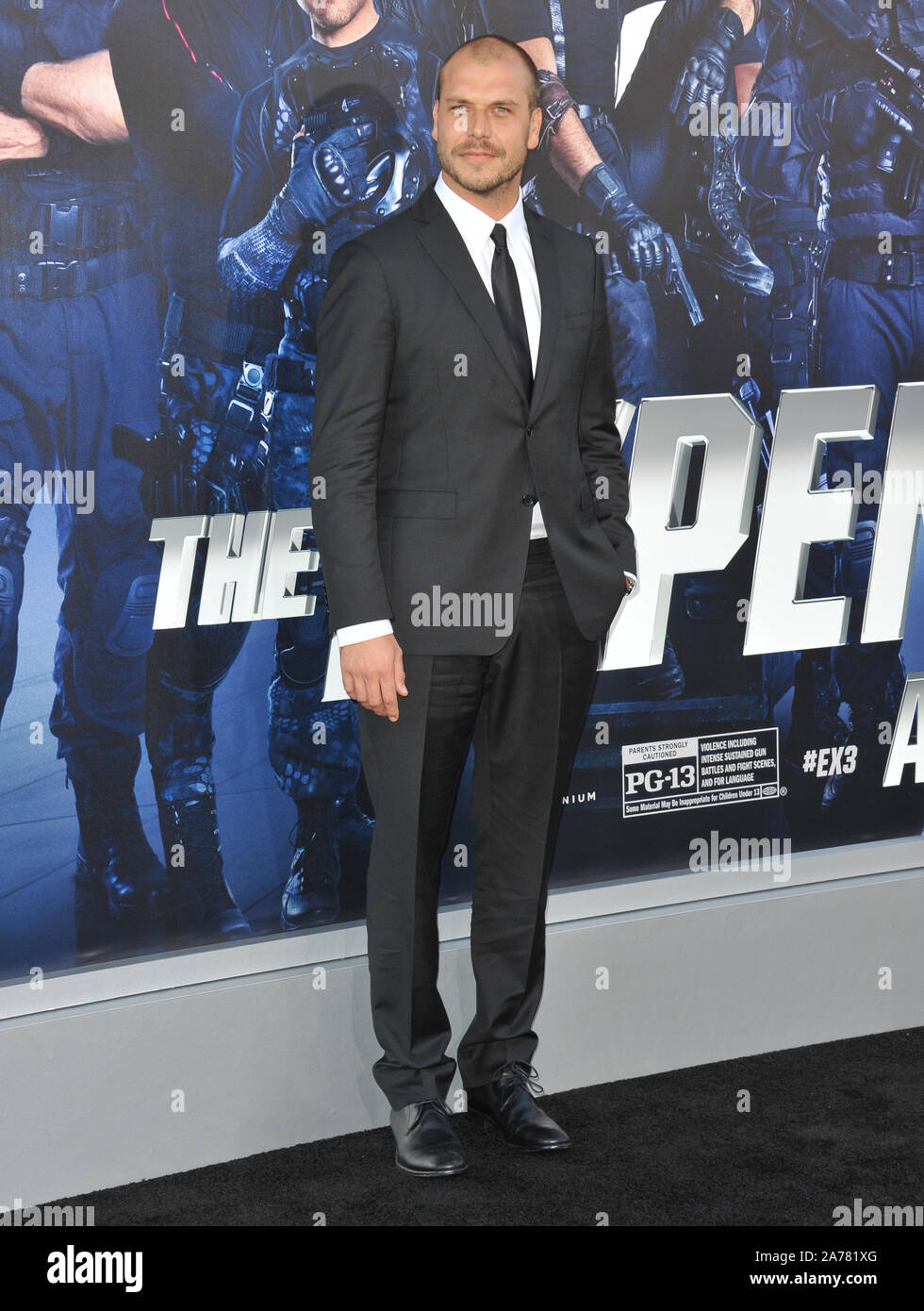 LOS ANGELES, CA - AUGUST 11, 2014: Director Patrick Hughes at the Los ...