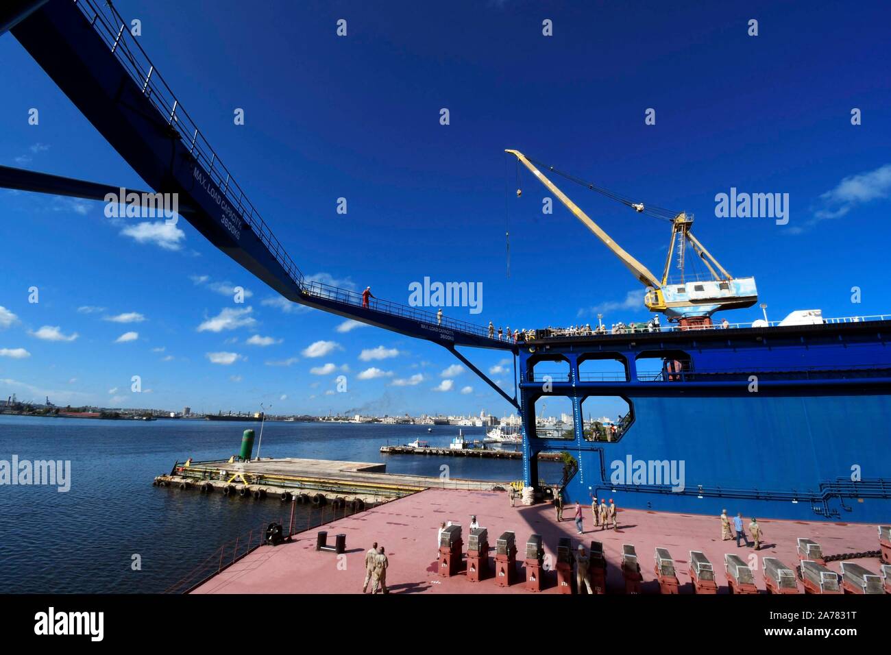 Havana. 30th Oct, 2019. Photo taken on Oct. 30, 2019 shows the modern ...