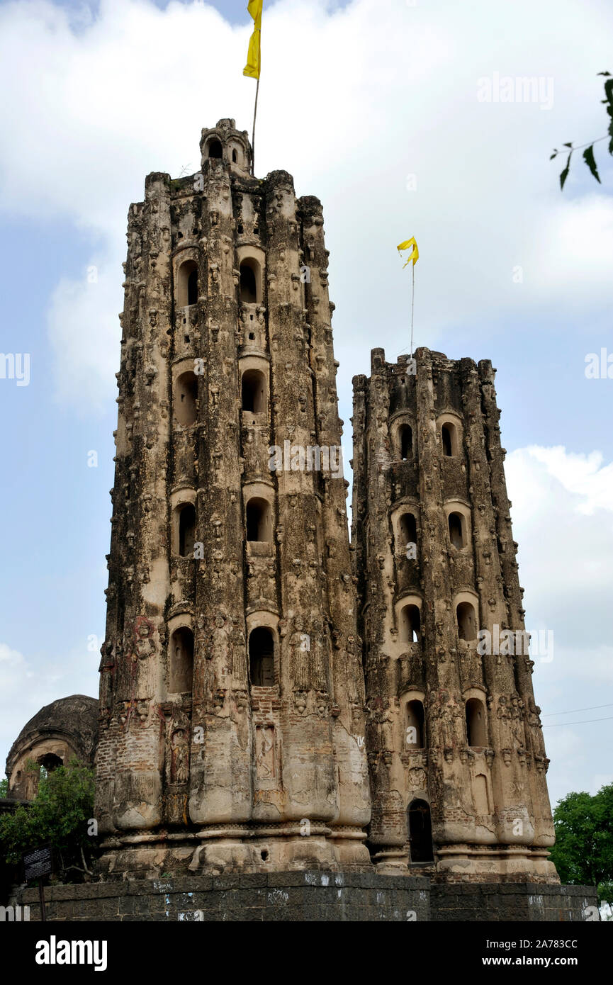 Beed, Maharashtra, India, Southeast Asia - Khandoba temple and Dipmala ...