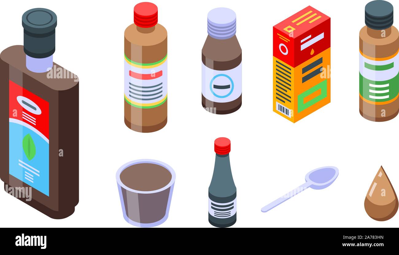 Child cough syrup Stock Vector Images - Alamy