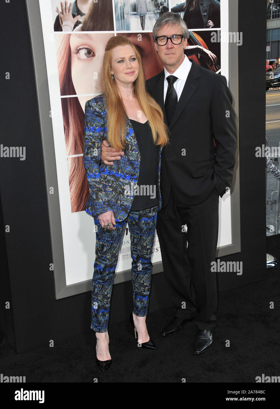 LOS ANGELES, CA - AUGUST 20, 2014: Mireille Enos & husband Alan Ruck at ...