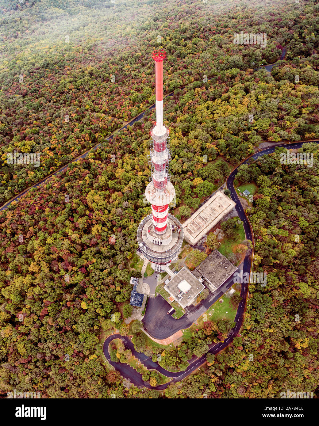 TV tower in Pecs city, Hungary Stock Photo - Alamy