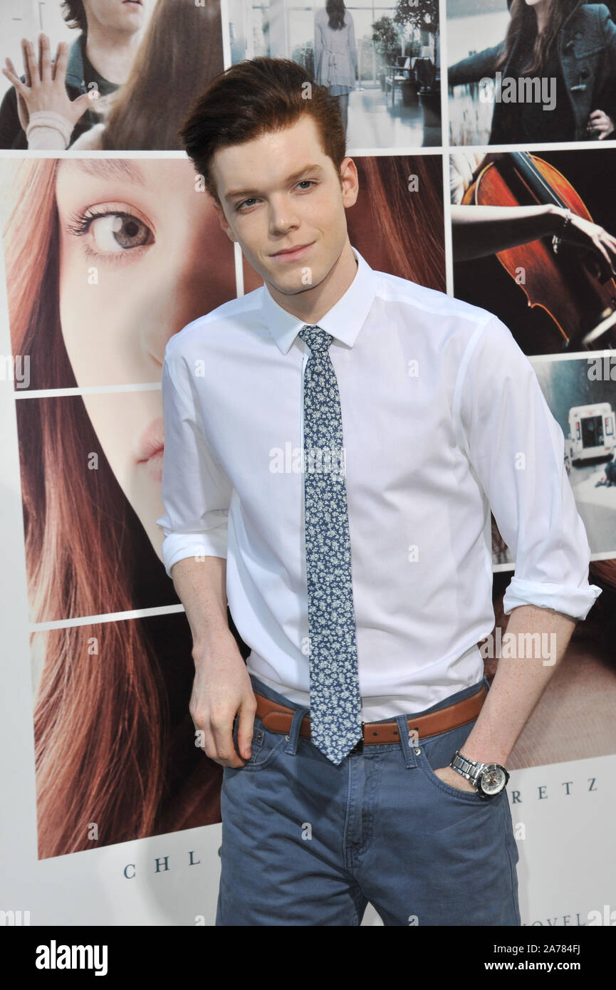 LOS ANGELES, CA - AUGUST 20, 2014: Cameron Monaghan at the world ...