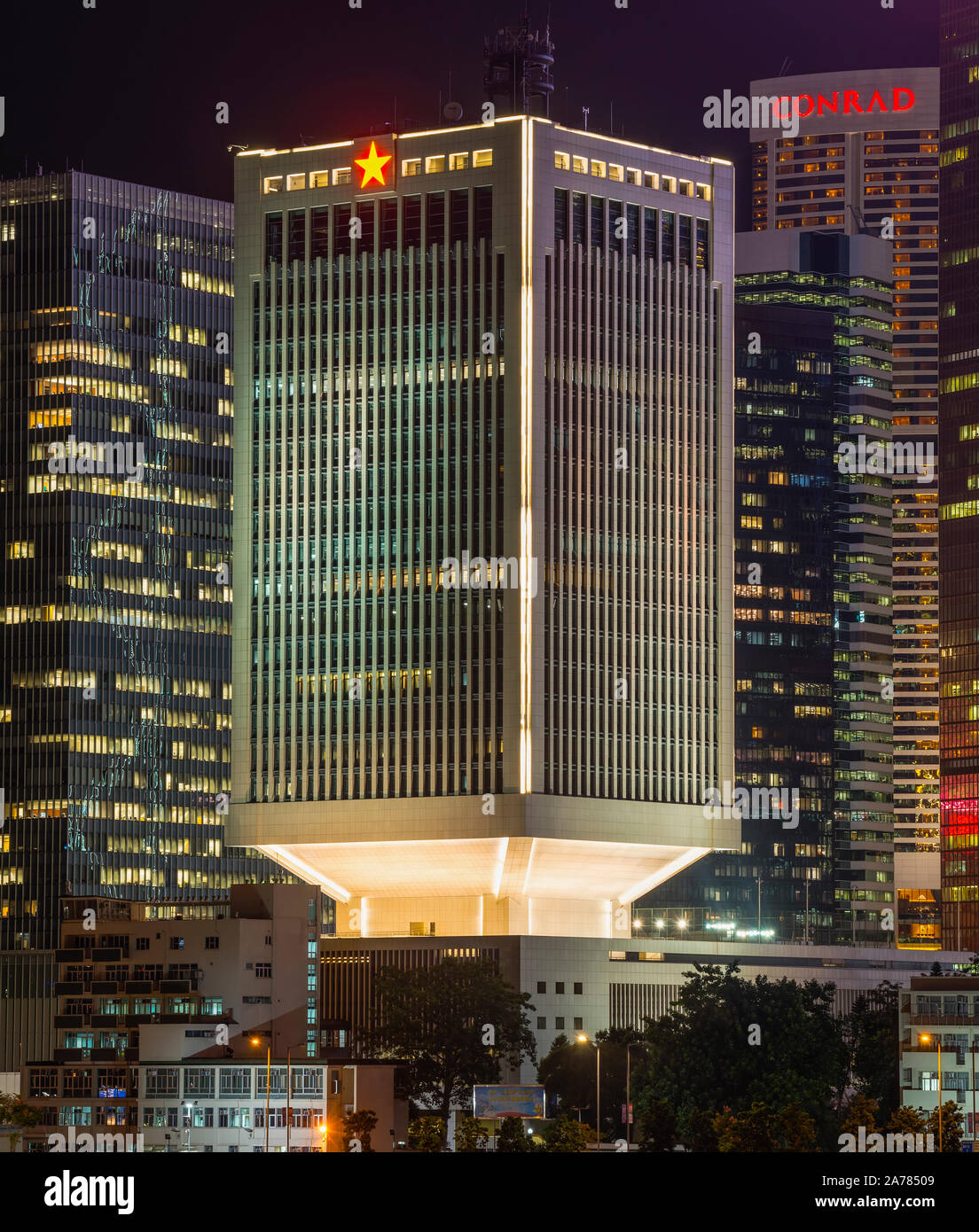 Chinese People's Liberation Army Forces Hong Kong headquarters, Hong ...