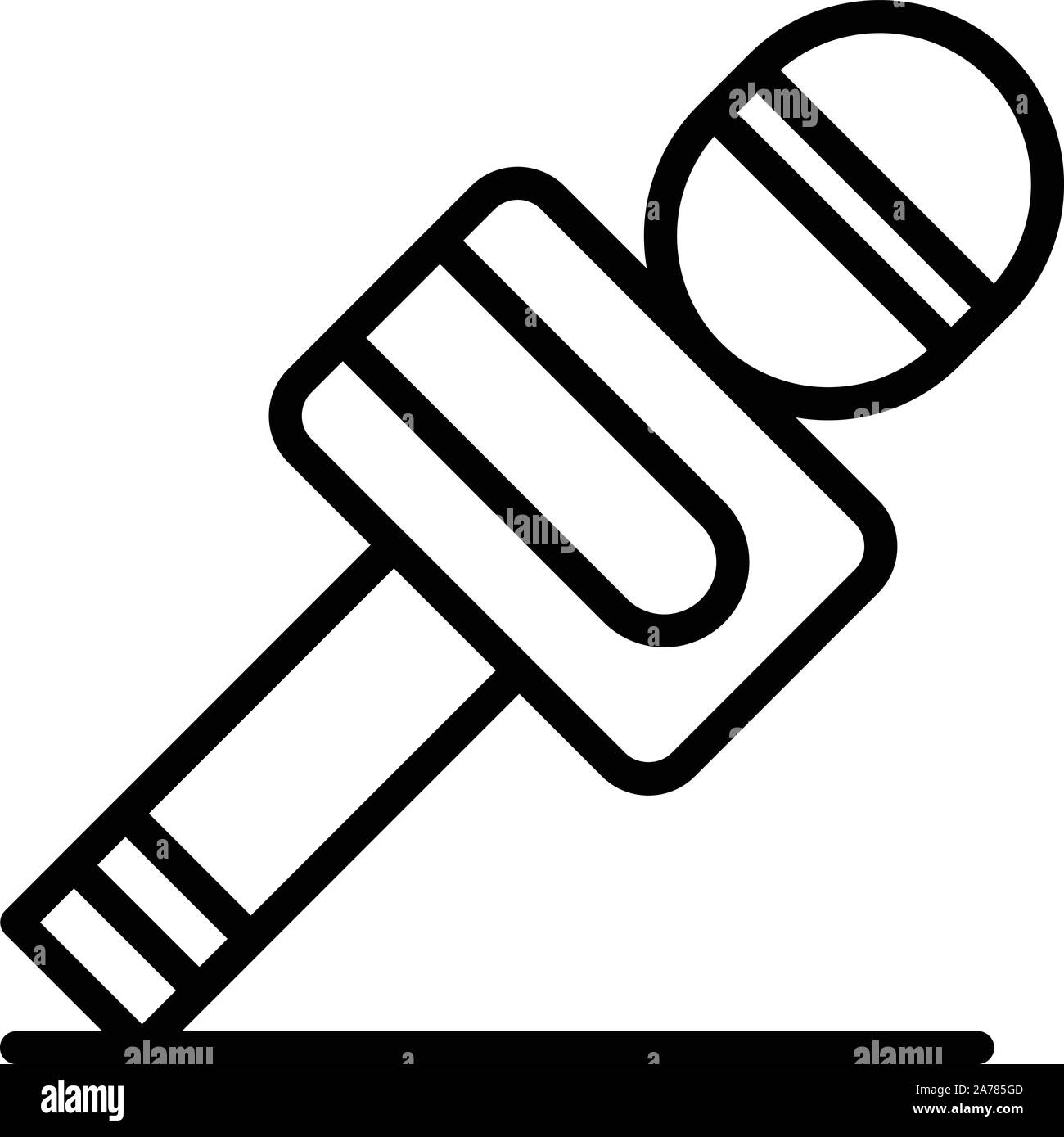 Microphone silhouette modern old Black and White Stock Photos & Images ...