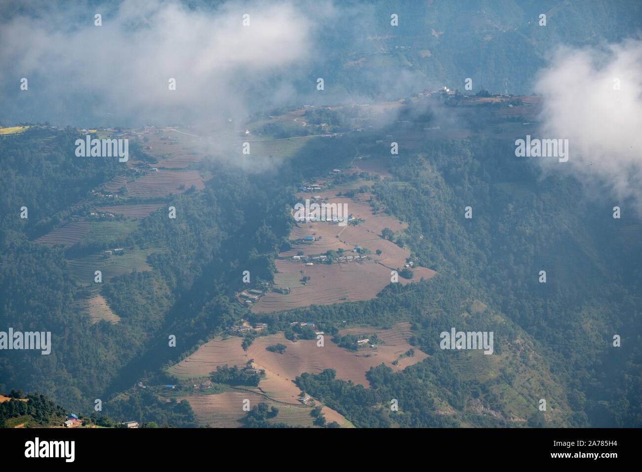 Beautiful farmland on steep hi-res stock photography and images - Alamy