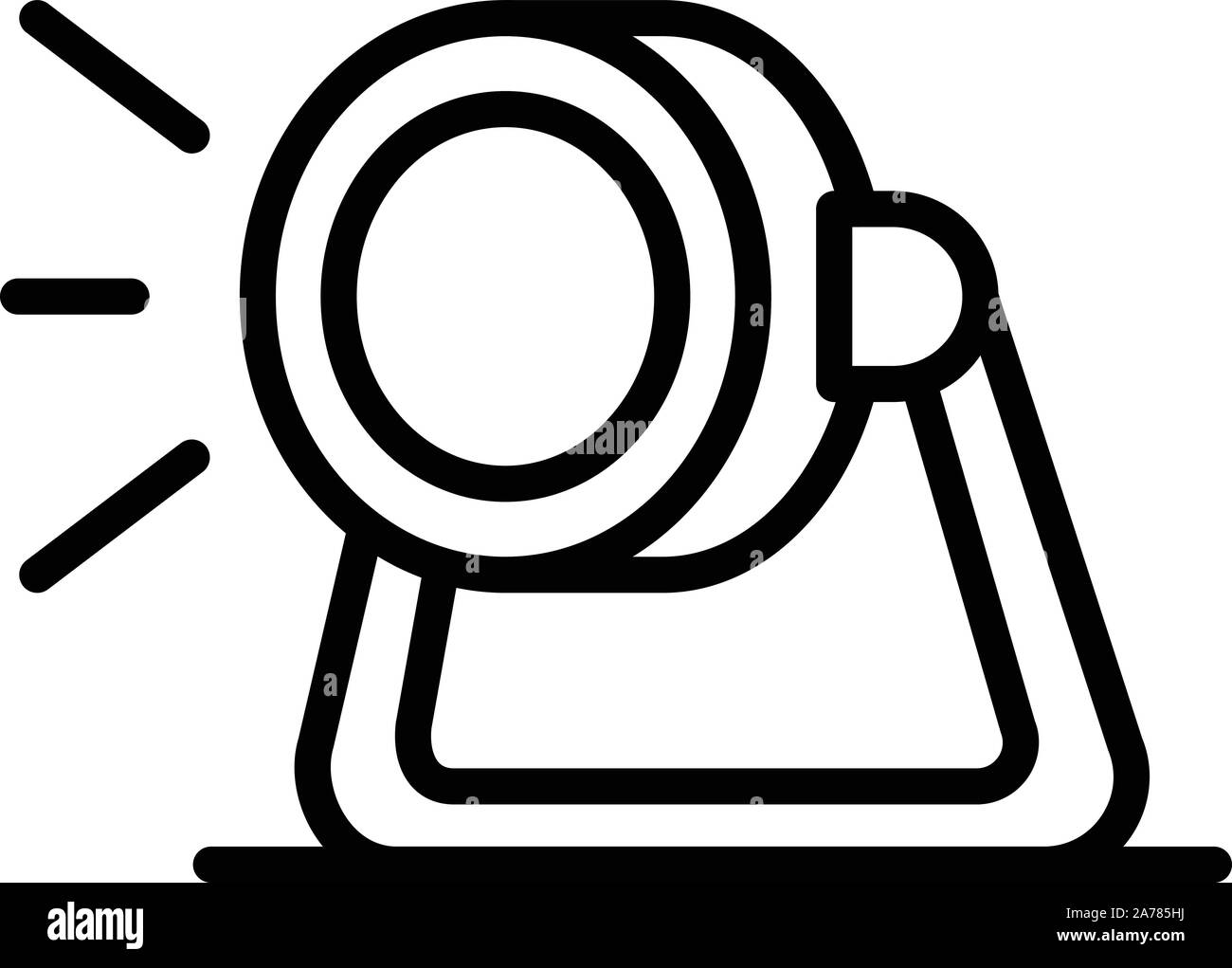 Studio spotlight icon, outline style Stock Vector Image & Art - Alamy
