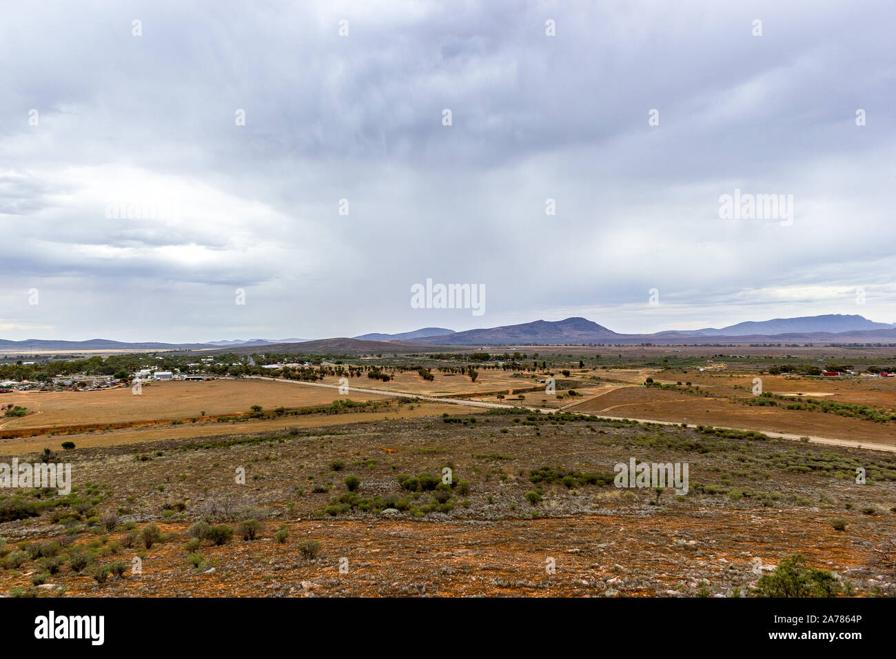 Outback road to Port Augusta, South Australia, Flinders Range Stock ...