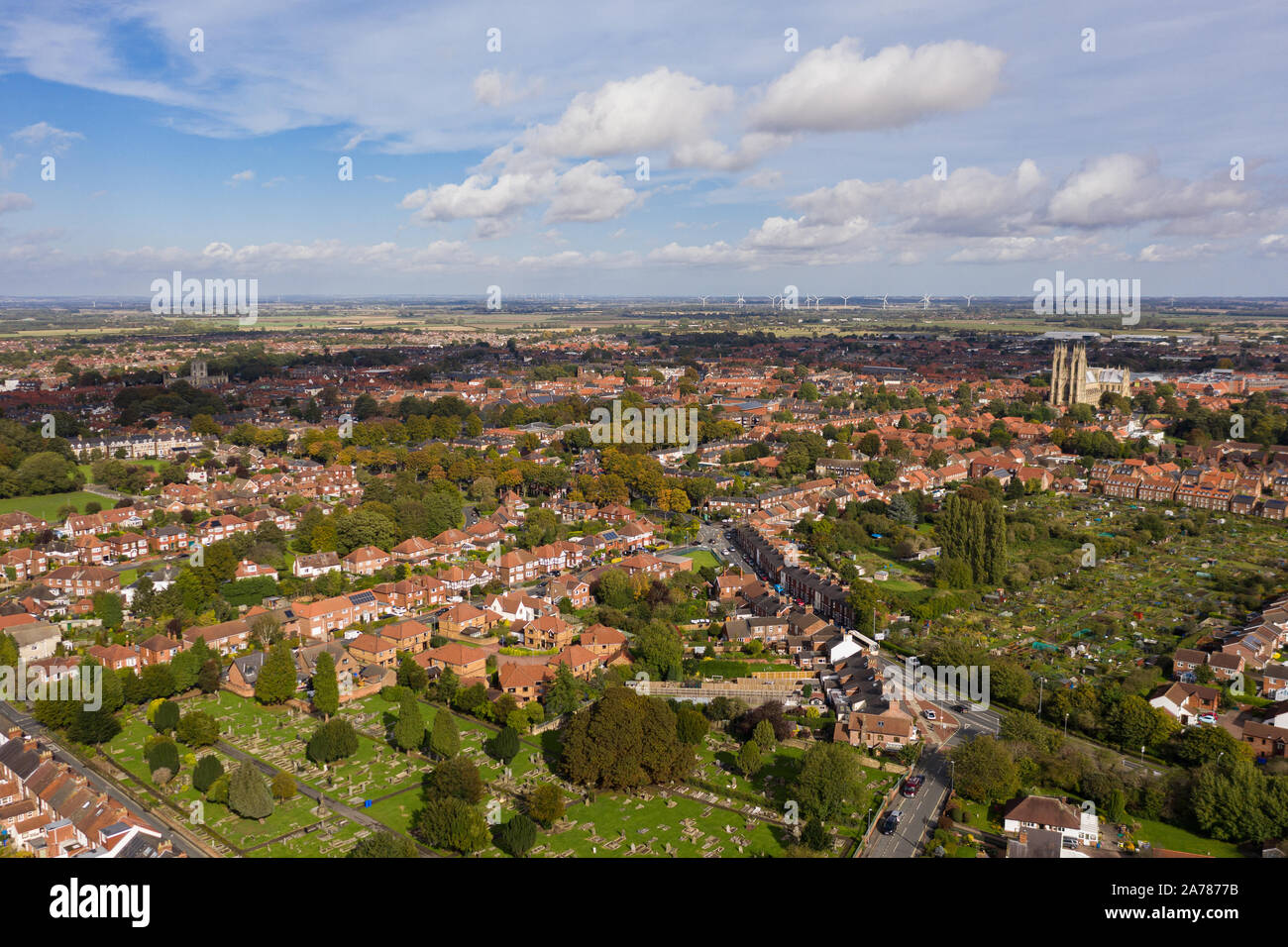 The City of Beverley, Yorkshire, home of Beverley Minster Stock Photo ...