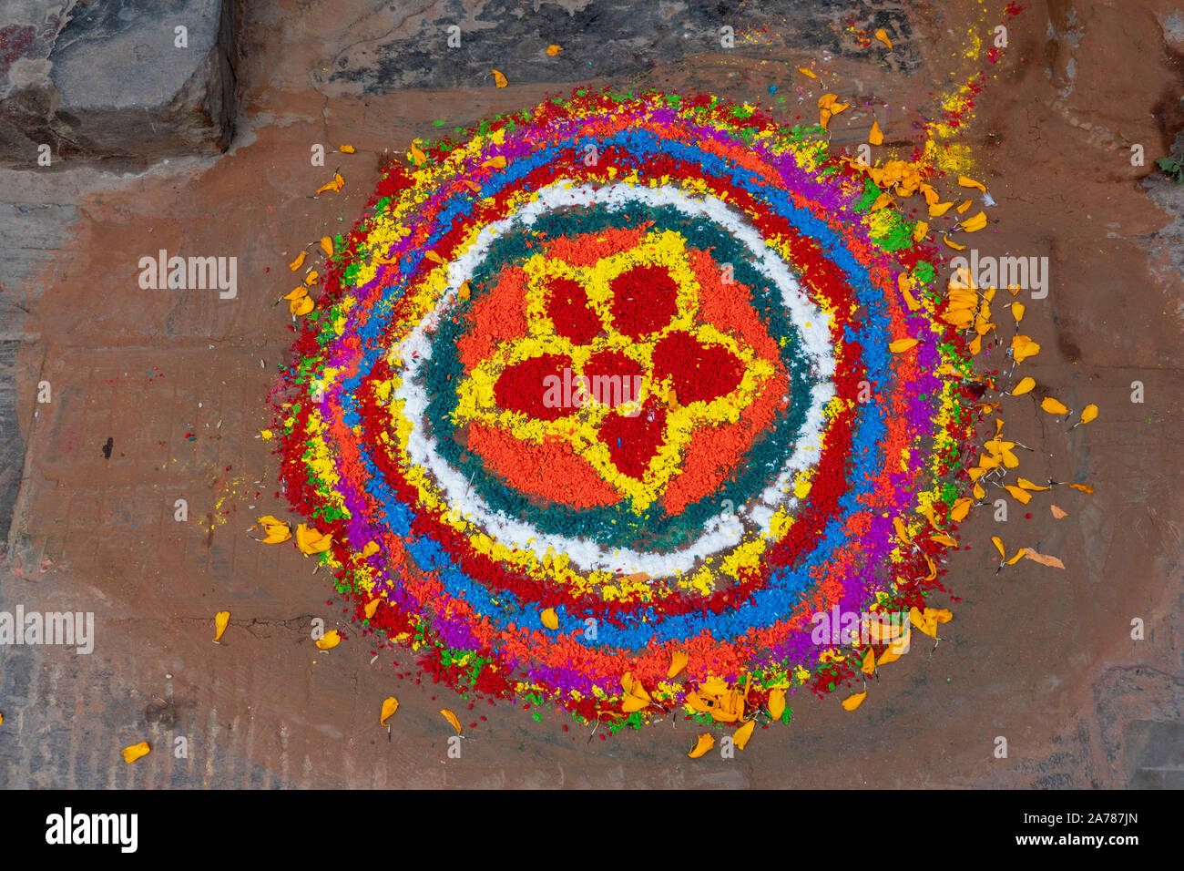The Hindu festival of lights also known as Diwali when they create the ...