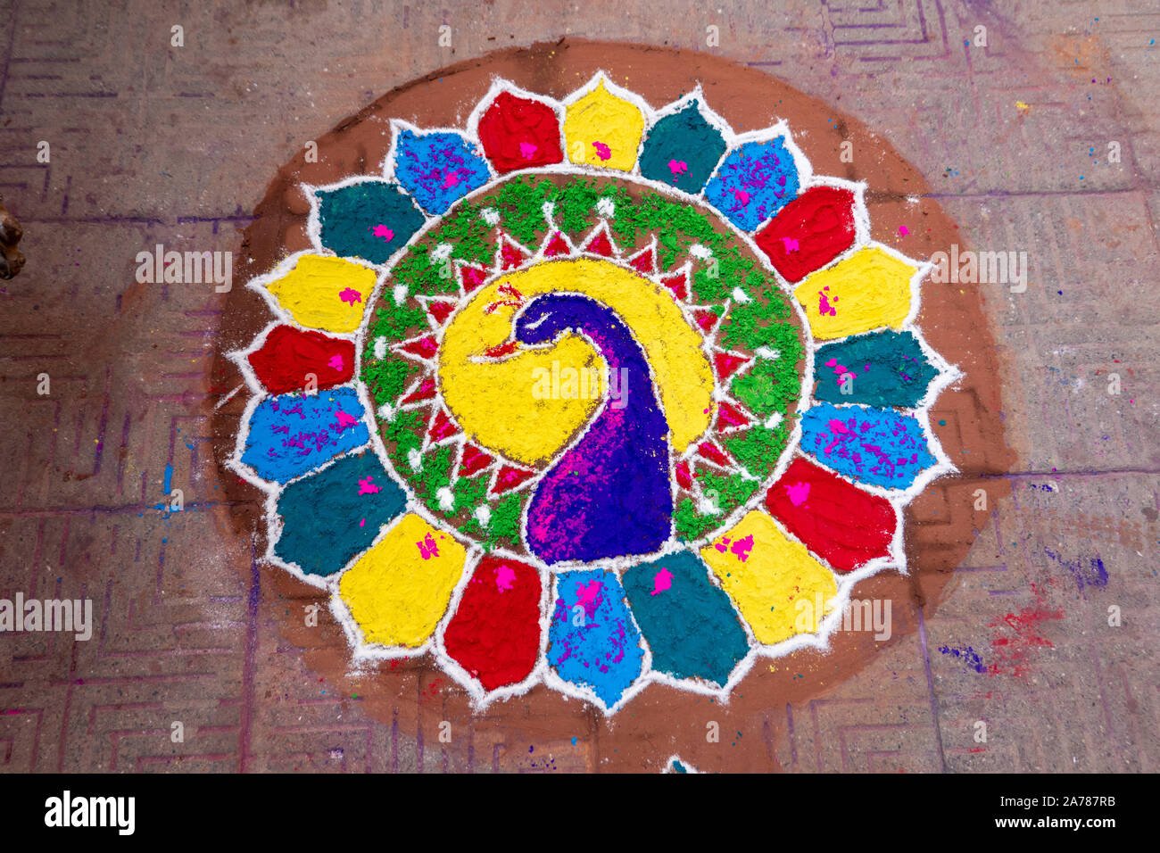 The Hindu festival of lights also known as Diwali when they create the ...