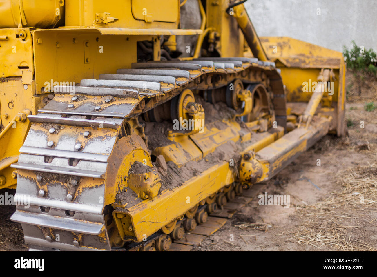 Push caterpillar hi-res stock photography and images - Alamy