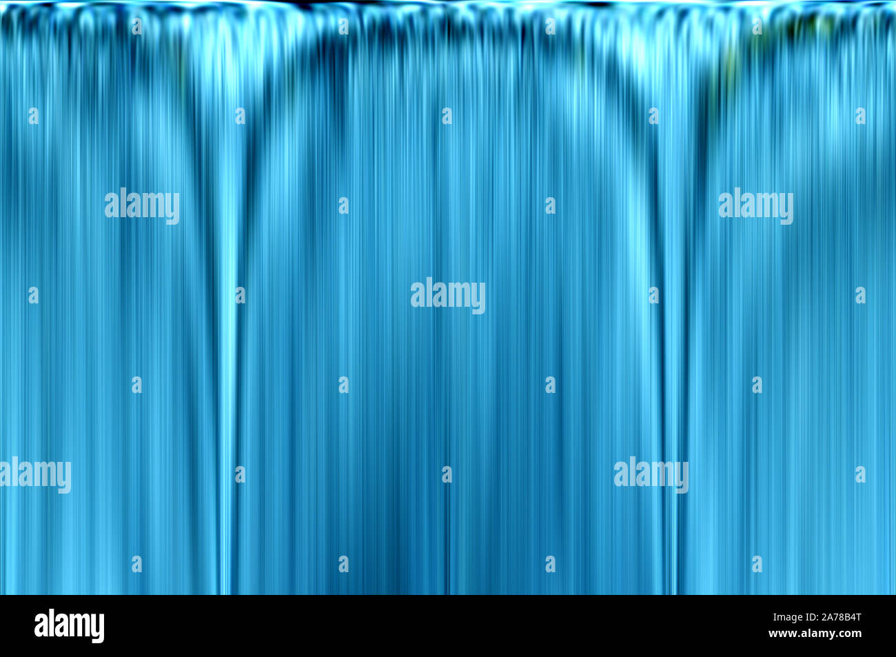 Abstract illustration of a beautiful blue waterfall Stock Photo - Alamy