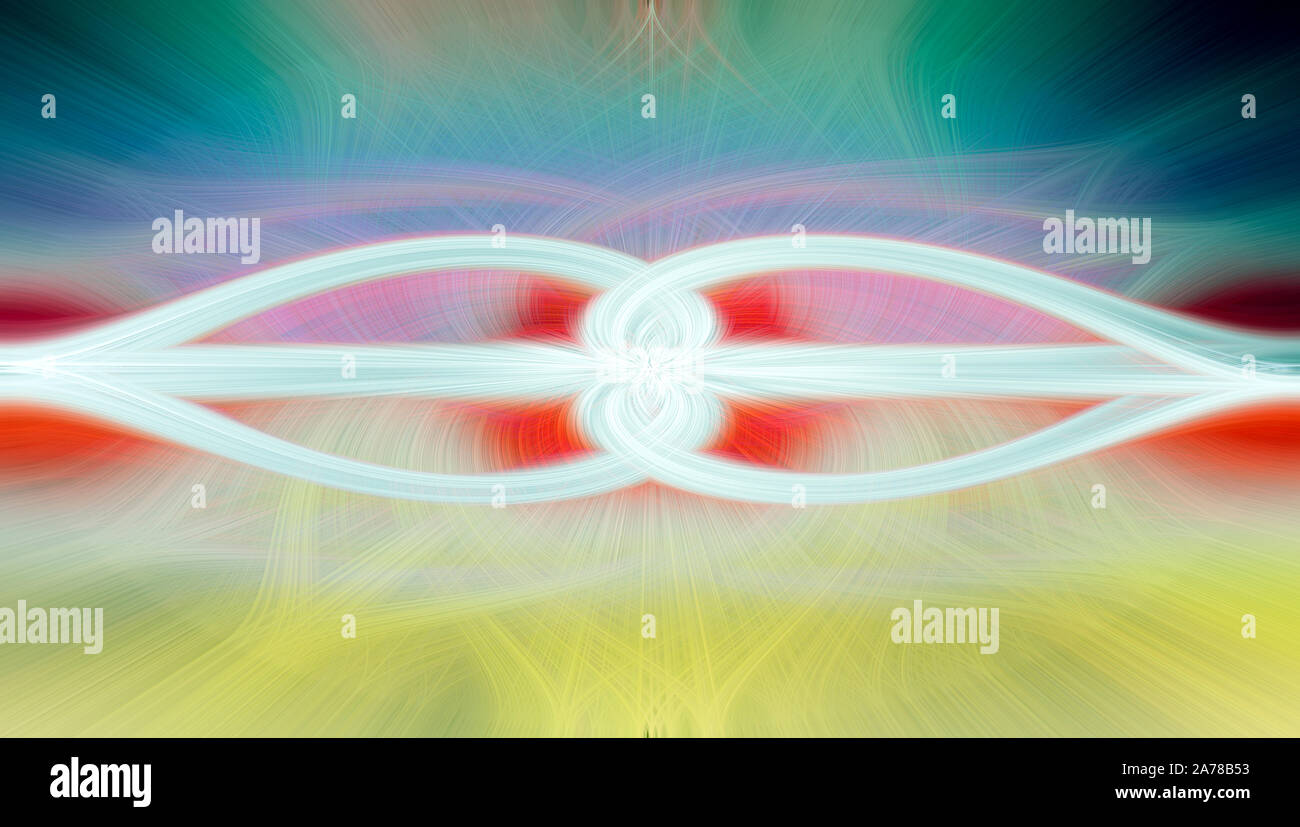 abstract illustration with multi colors, hypnotic and enchanting Stock ...