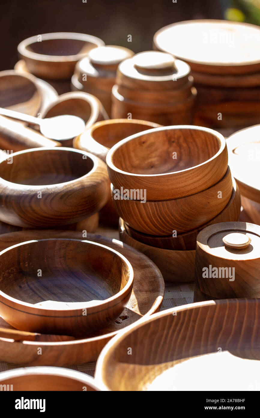 wooden utensils. natural wood kitchen utensils - plates and supplies ...