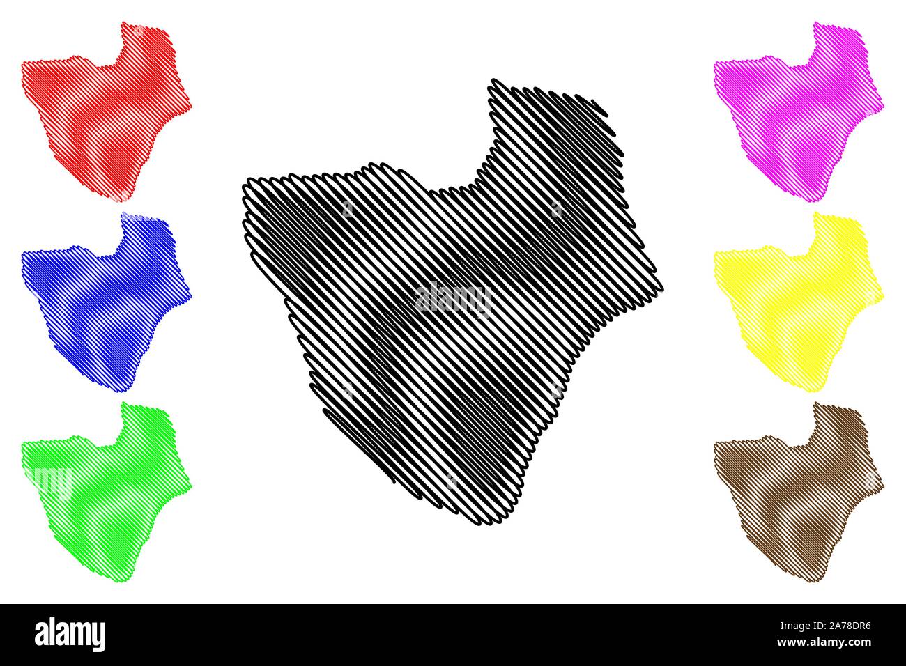 Misrata District (Districts of Libya, State of Libya, Tripolitania) map ...