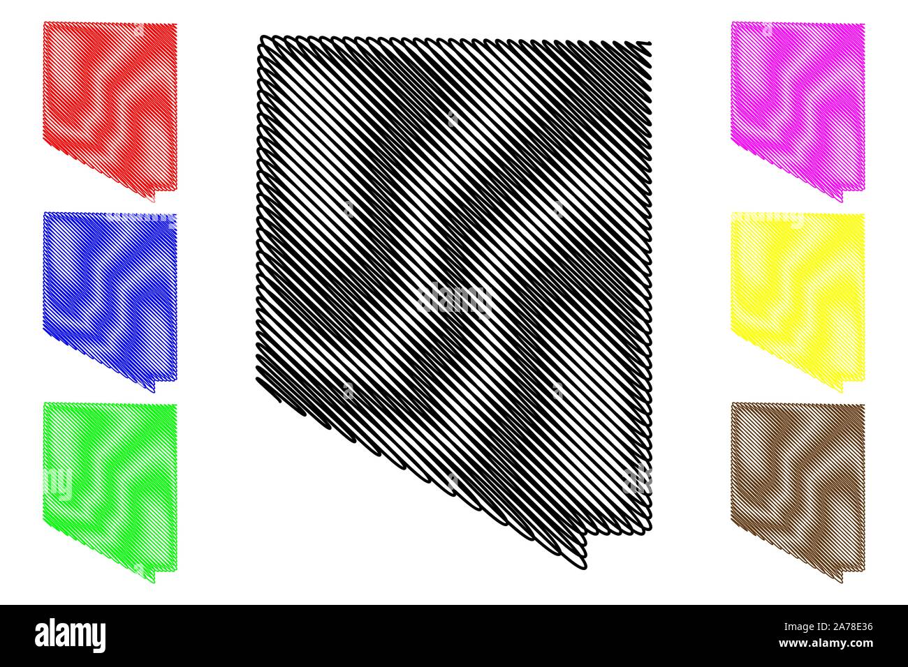 Kufra District (Districts of Libya, State of Libya, Cyrenaica) map ...