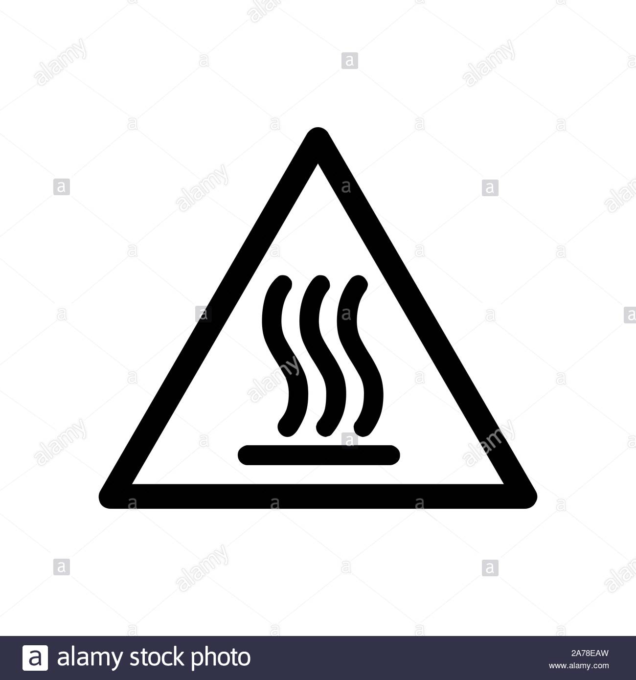 Caution Hot Surface Sign Stock Photos & Caution Hot Surface Sign Stock ...