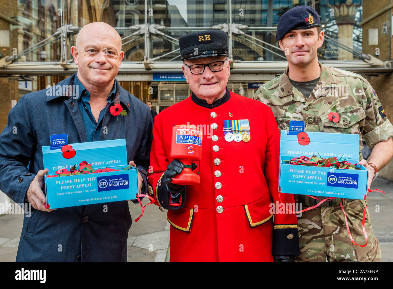 London, UK. 31st Oct, 2019. Ross Kemp Launches London Poppy Day 2019 ...