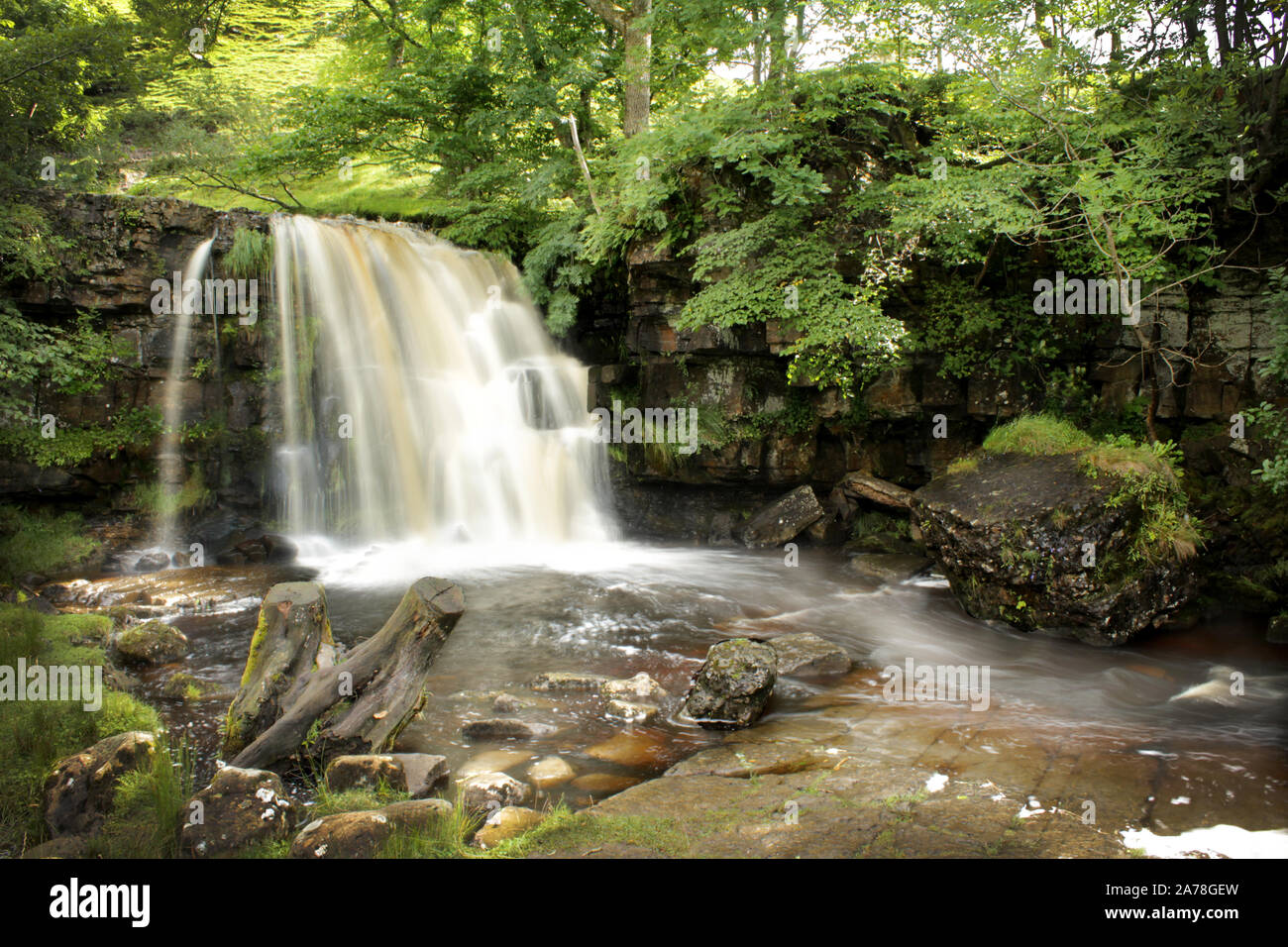 Yorkshire Dales Waterfall Stock Photo - Alamy