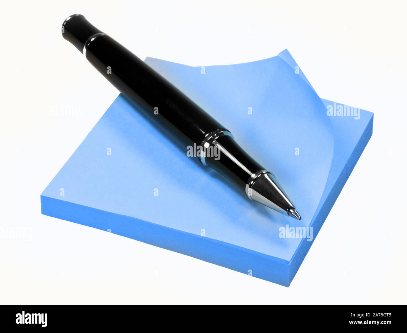 Notice - Paper and pen Stock Photo - Alamy