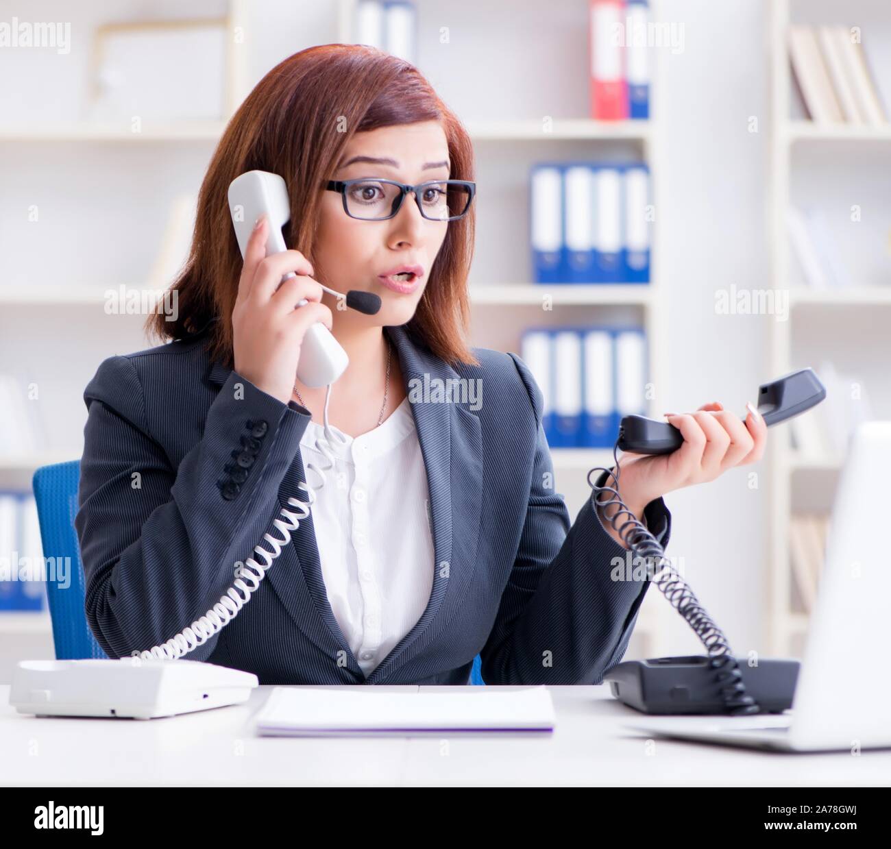Are answering desperate calls for help hi-res stock photography and ...