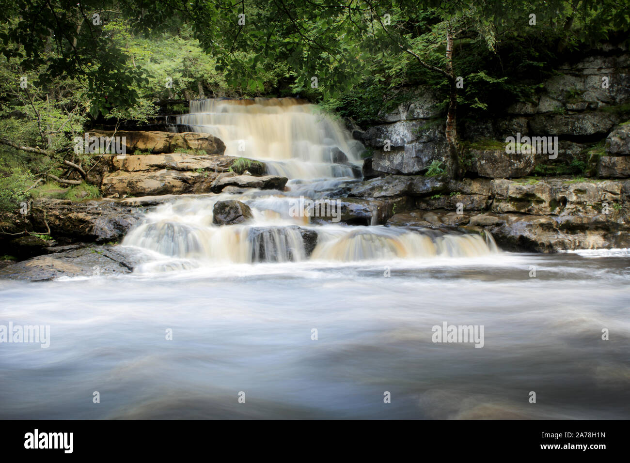Yorkshire Dales Waterfall Stock Photo - Alamy