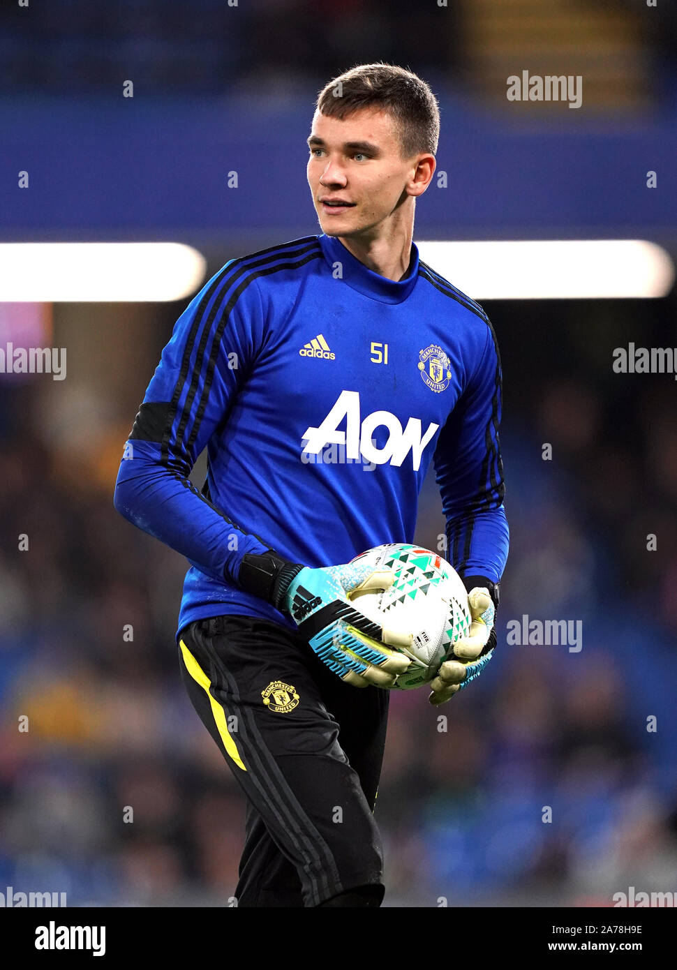 Manchester United goalkeeper Matej Kovar Stock Photo - Alamy