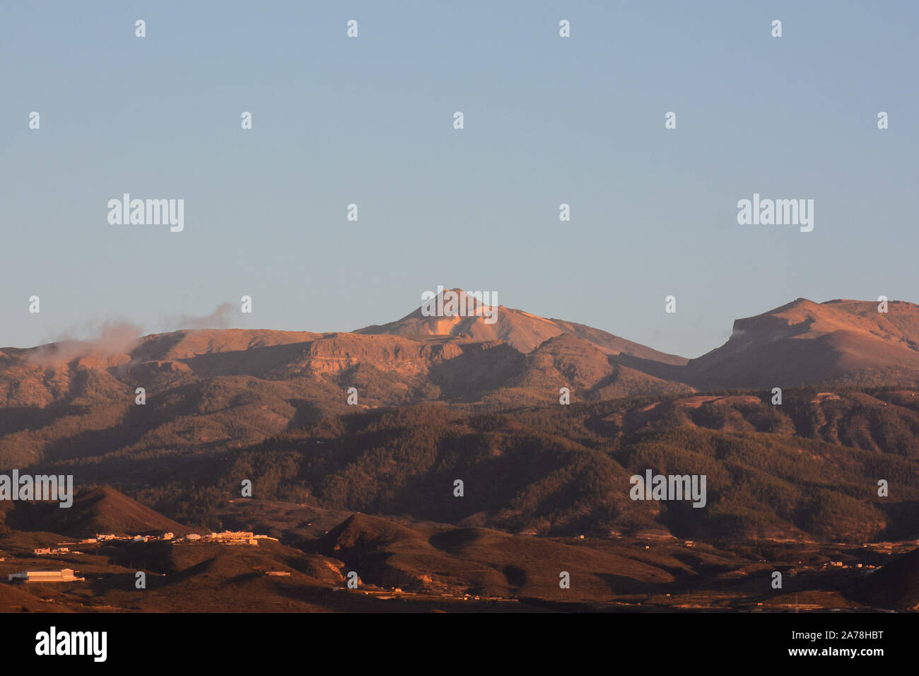 Photo Picture of the Beautiful Volcan Basaltic Mountain Stock Photo - Alamy