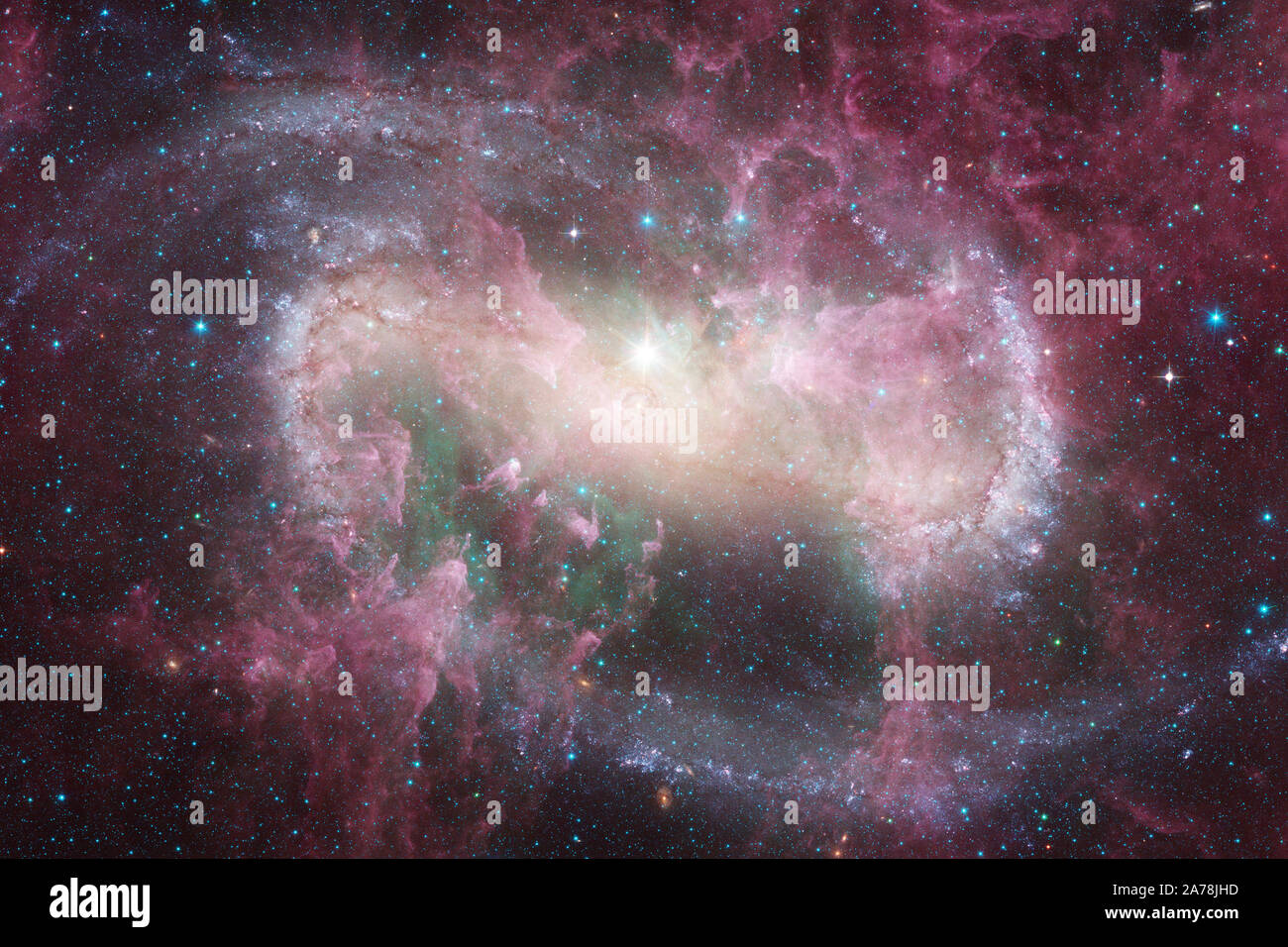 Beauty of endless cosmos. Science fiction wallpaper. Elements of this ...
