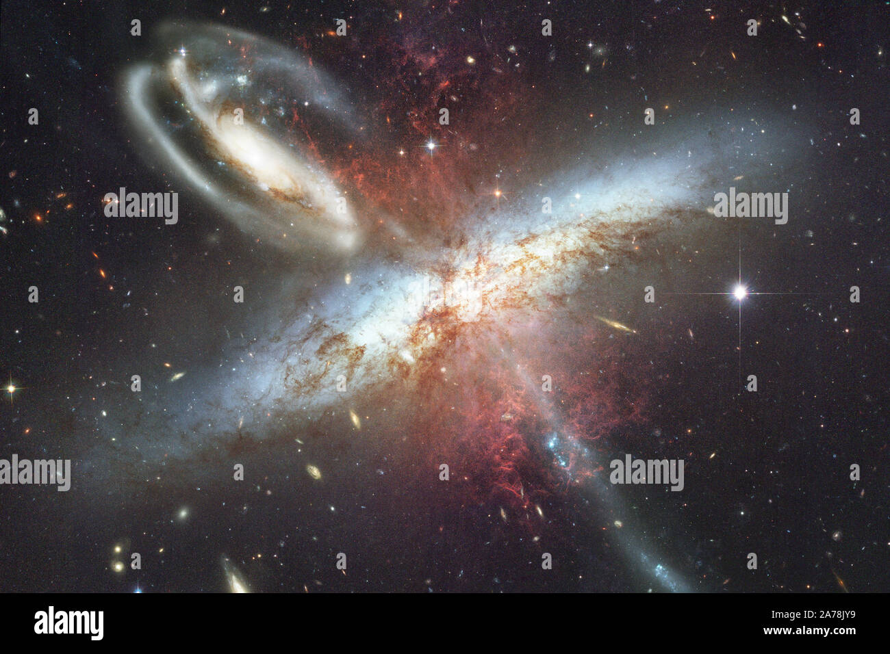 Nebula in outer space. Gas and dust clouds. Elements of this image ...