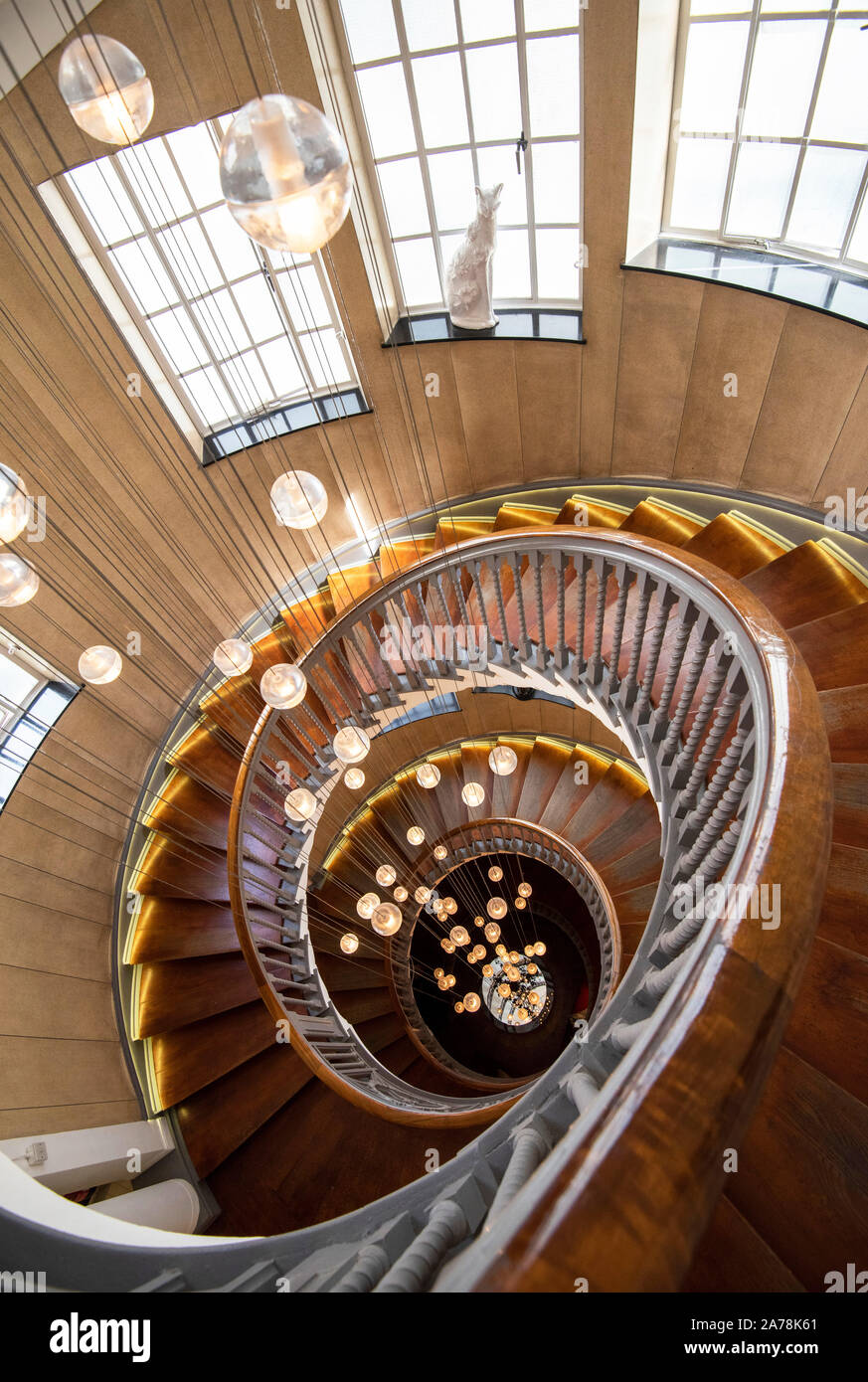The Spiral Staircase at Heal's Department Store in London, England UK ...