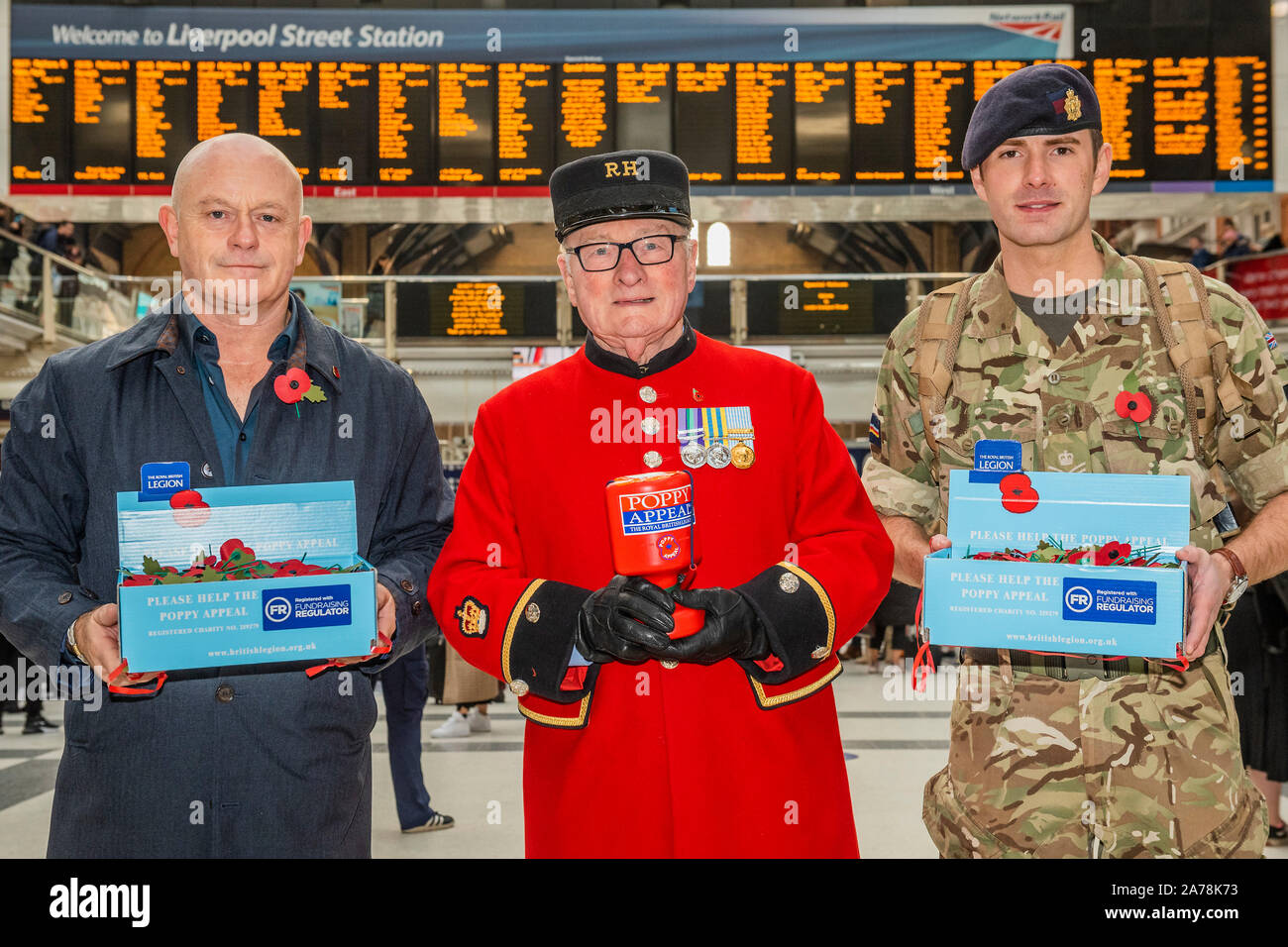 London, UK. 31st Oct, 2019. Ross Kemp Launches London Poppy Day 2019 ...