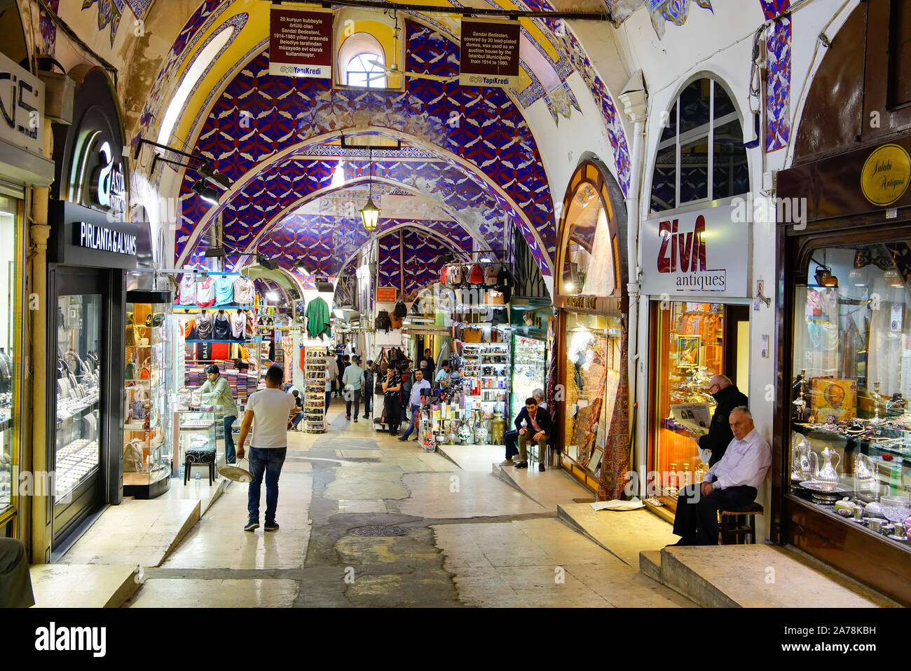Inside grand bazaar istanbul hi-res stock photography and images - Alamy