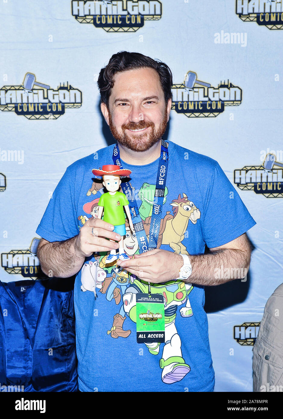 19 October 2019 - Hamilton, Ontario, Canada. American voice actor John ...