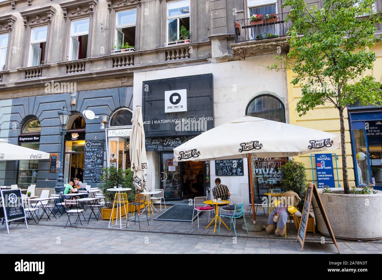 Budapest hungary street utca hi-res stock photography and images - Alamy