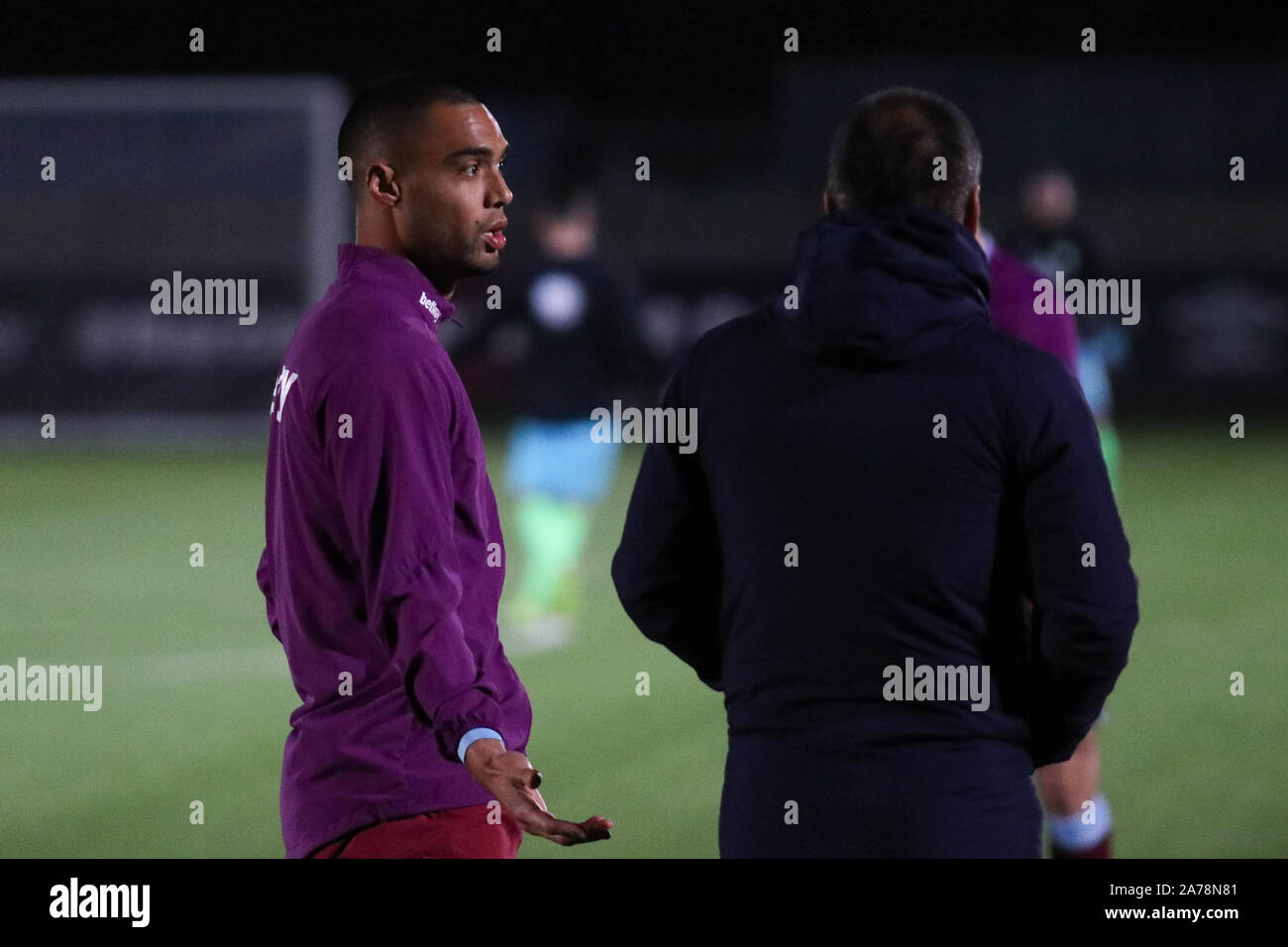 DAGENHAM, ENGLAND. OCTOBER 30: Winston Reid of West Ham United U23's ...