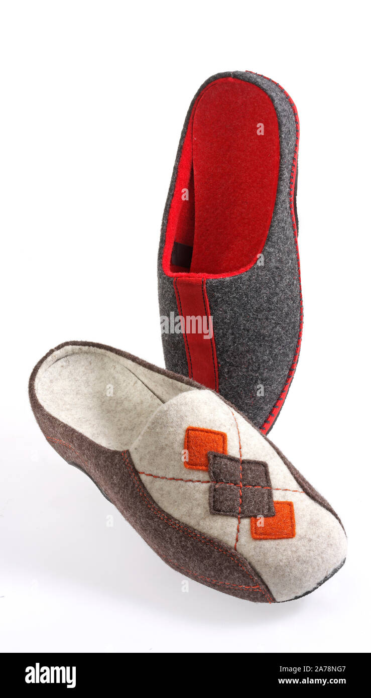 Different slippers Cut Out Stock Images & Pictures - Alamy