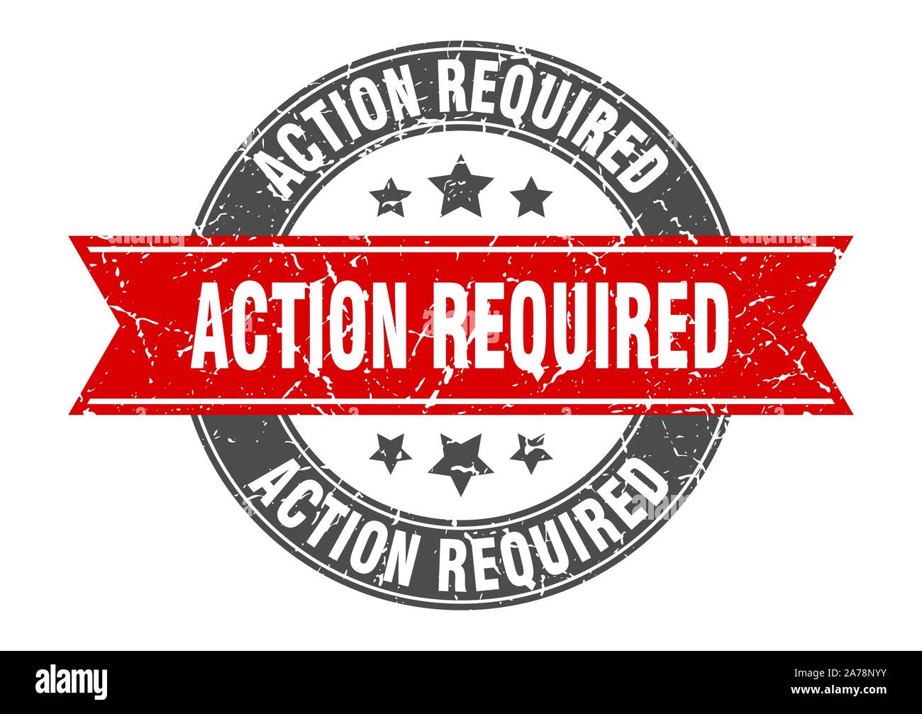 Required round red grunge Stock Vector Images - Alamy