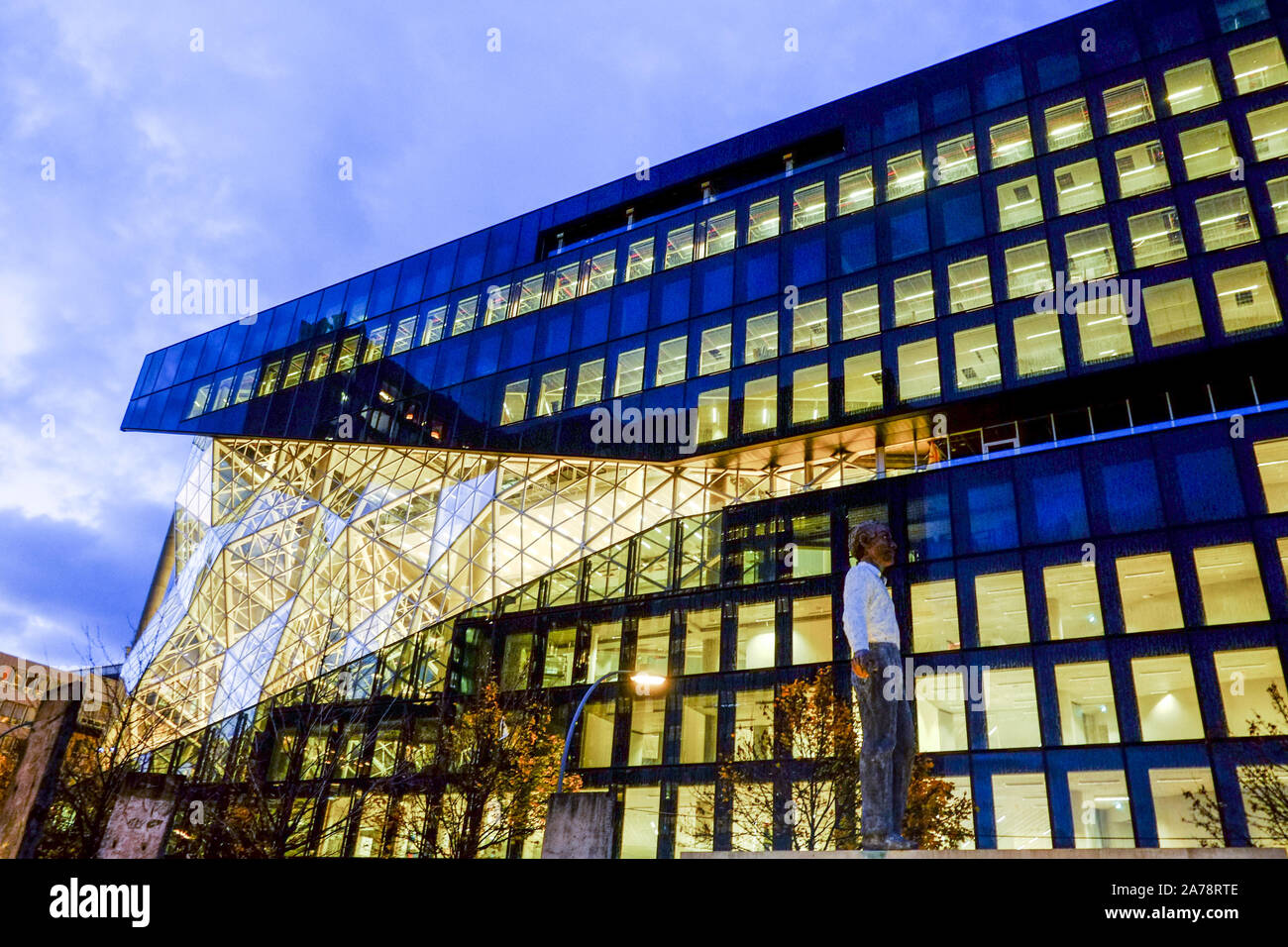 Berlin, Germany. 30th Oct, 2019. The new Axel Springer building. The ...