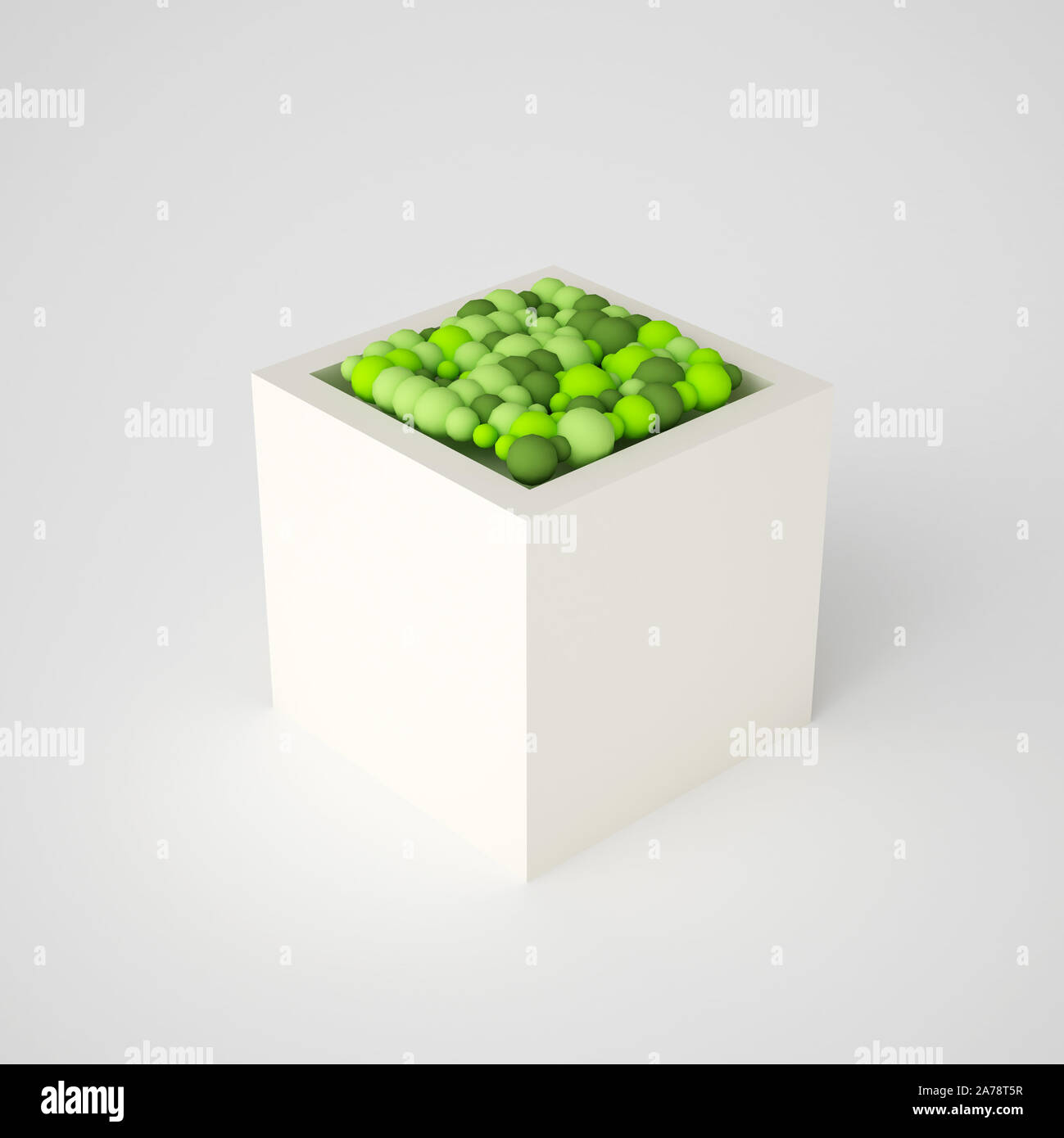 Plant green concept. 3d rendering, 3d illustration Stock Photo - Alamy