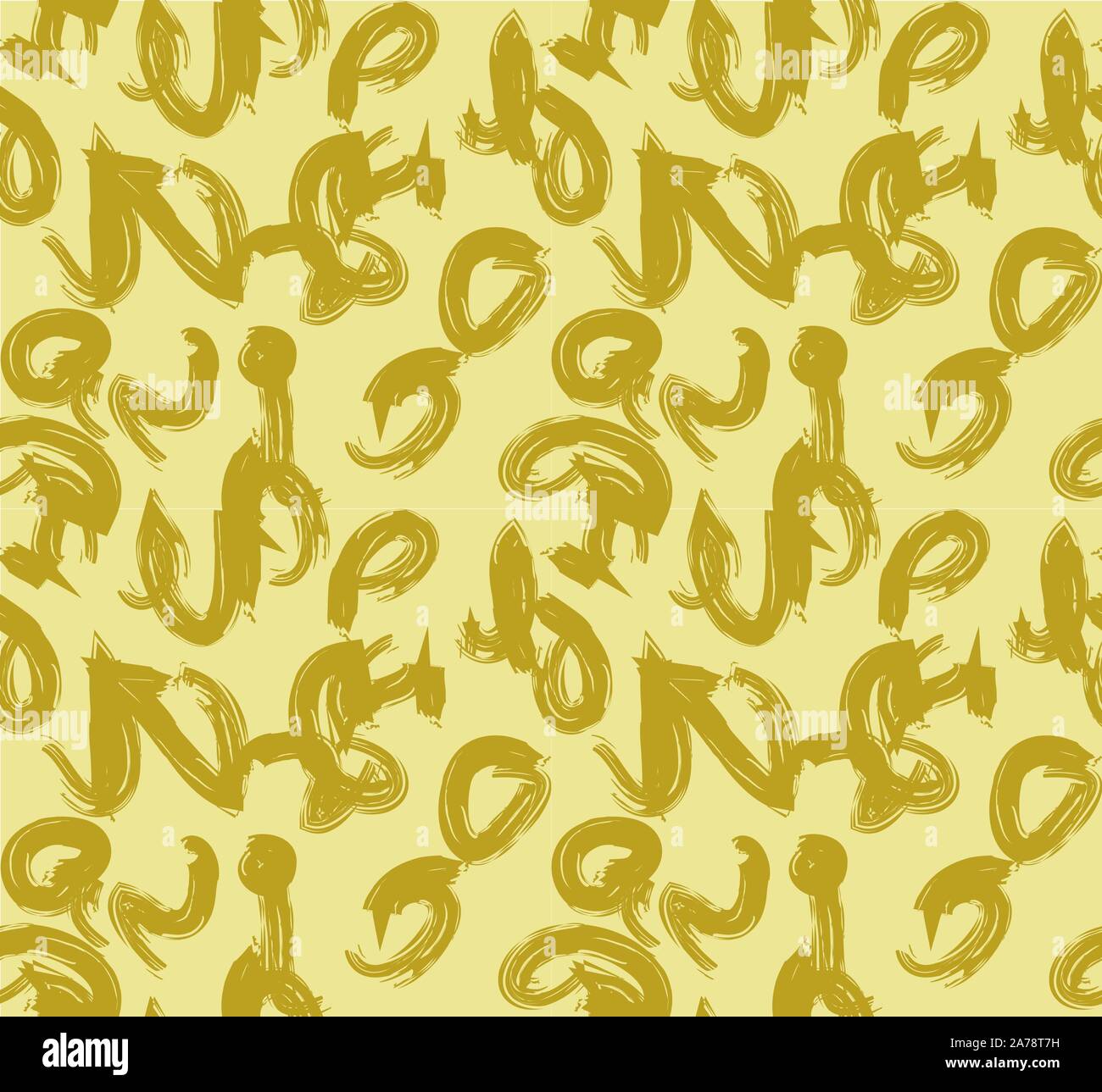 Abstract Colourful Brush Strokes Seamless Pattern in Vector - This is ...