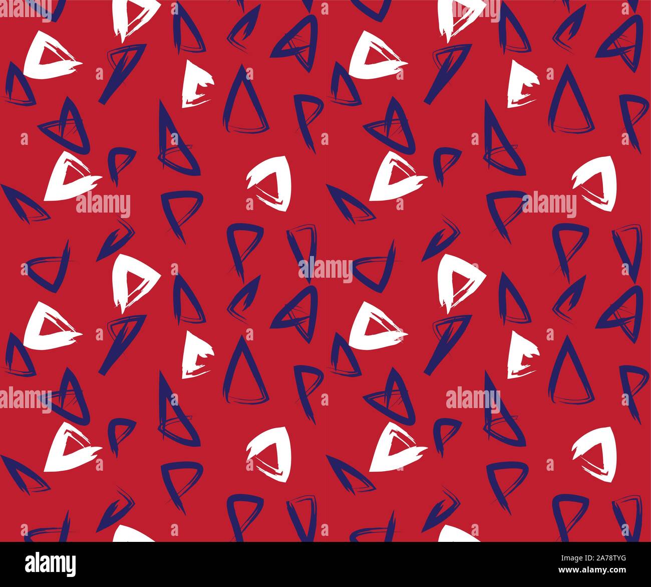 Abstract Colourful Brush Strokes Seamless Pattern in Vector - This is ...