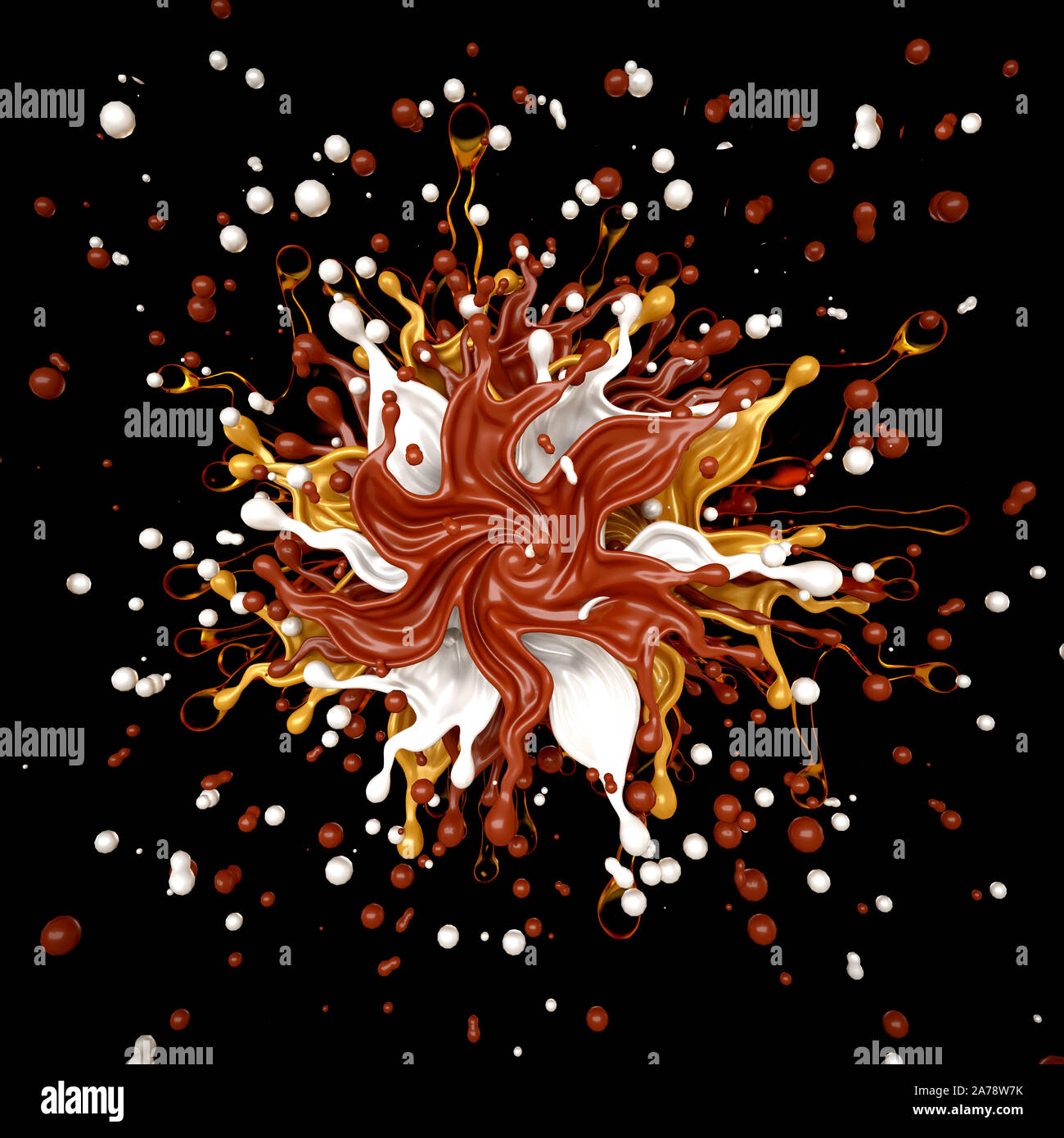 Milk burst hi-res stock photography and images - Alamy