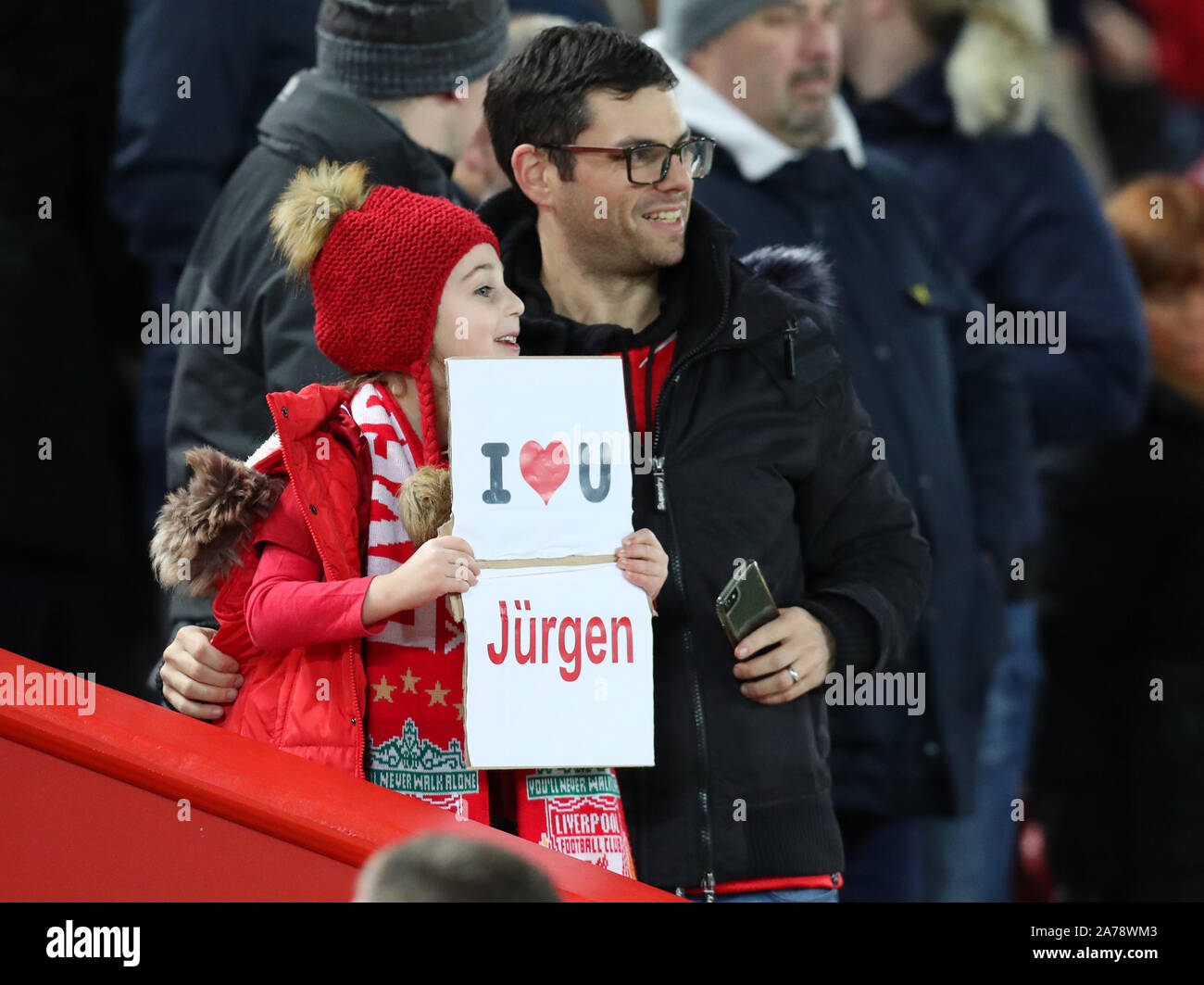 Anfield tunnel sign hi-res stock photography and images - Alamy