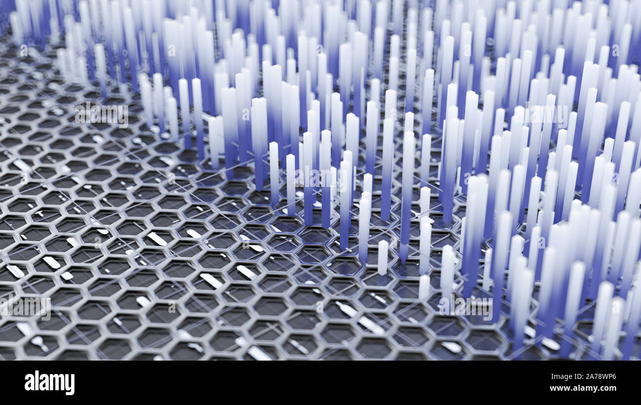 City background. 3d rendering 3d illustration Stock Photo - Alamy