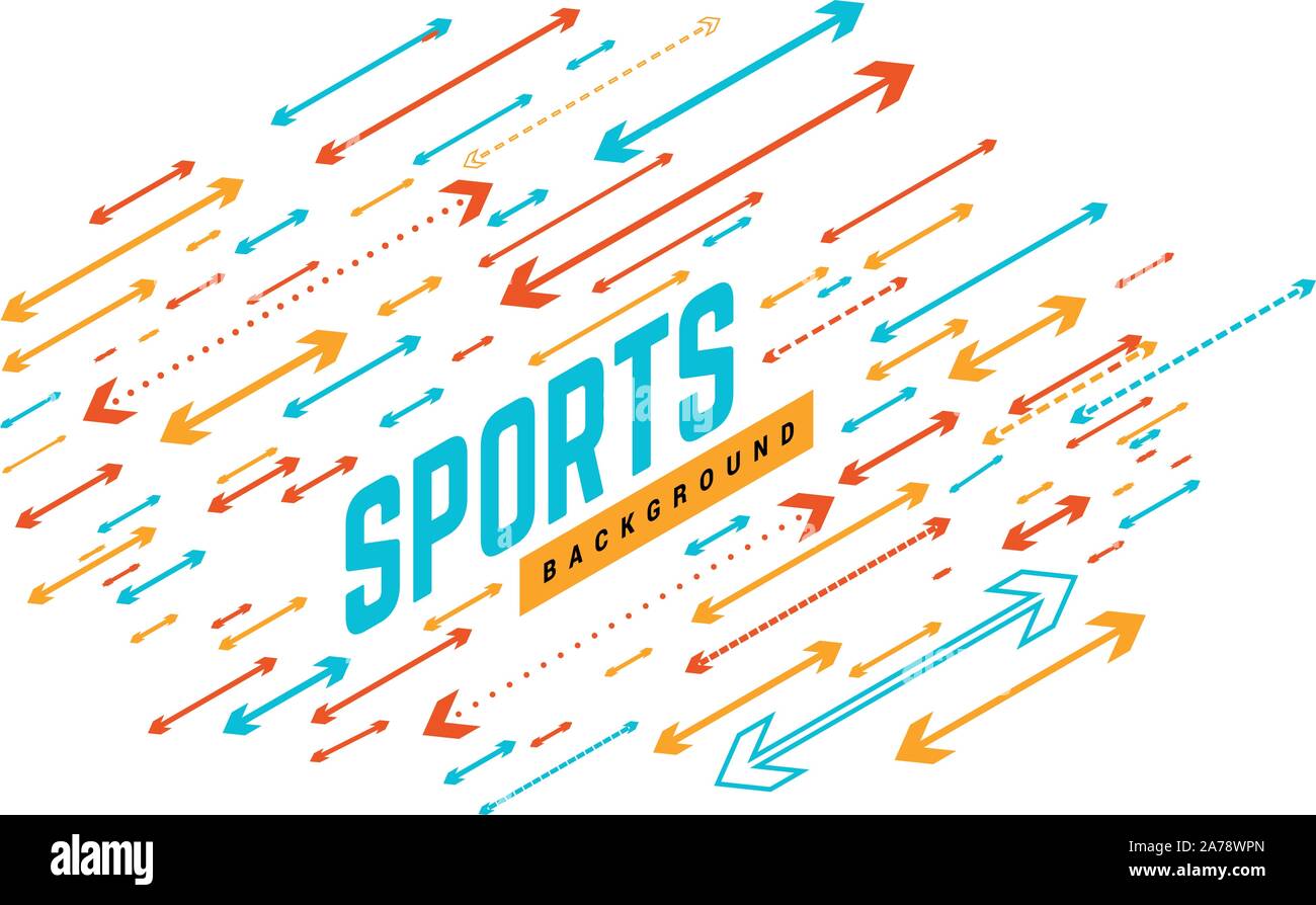 Arrows scattered Stock Vector Images - Alamy